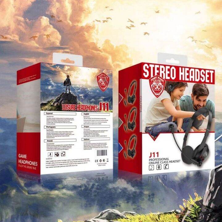 100% Original Jcam J-11 Gaming Headphone Wired Headset Headphones With ...