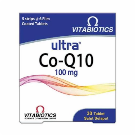 ULTRA CO Q10 100 MG 30S TABLET VITABIOTICS / COENZYME Q10 | Lazada ...