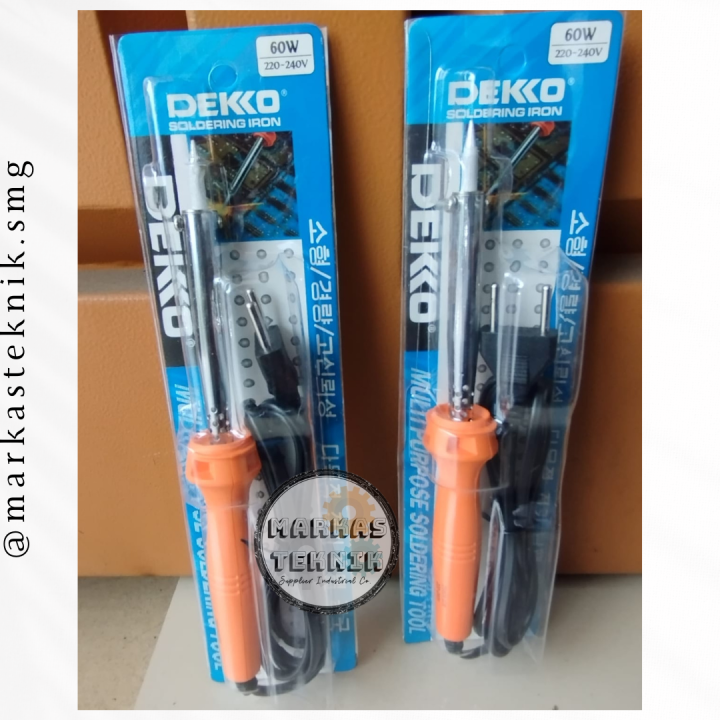 DEKKO Soldering Iron 60 WATT DS60N / Solder 60 WATT 220-240V | Lazada Indonesia