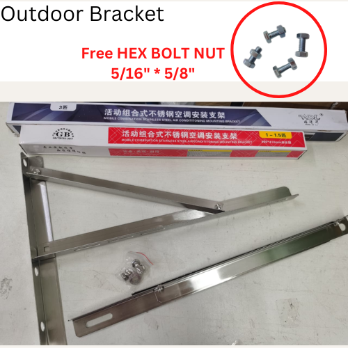 Bracket L Aircond Outdoor Stainless Steel Wall Aircond Bracket Outdoor ...