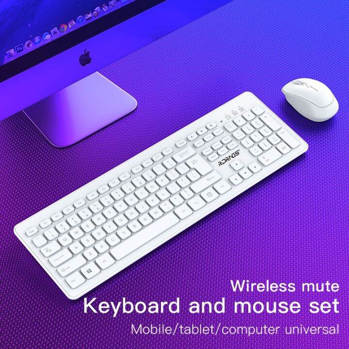 [COD]Mouse Keyboard Bundles 2.4G การเชื่อมต่อไร้สาย Silent Wireless ...