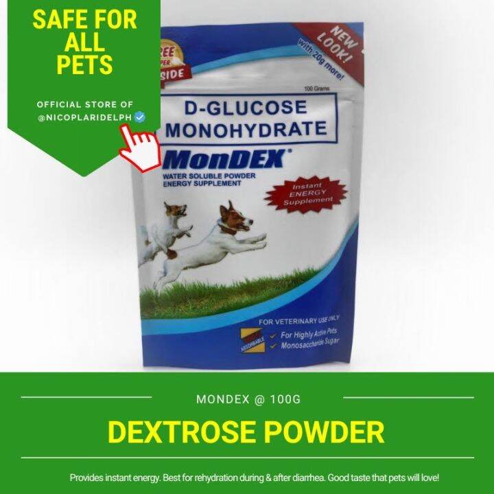 MonDEX Dextrose Powder for dogs and cats (100g) | Lazada PH