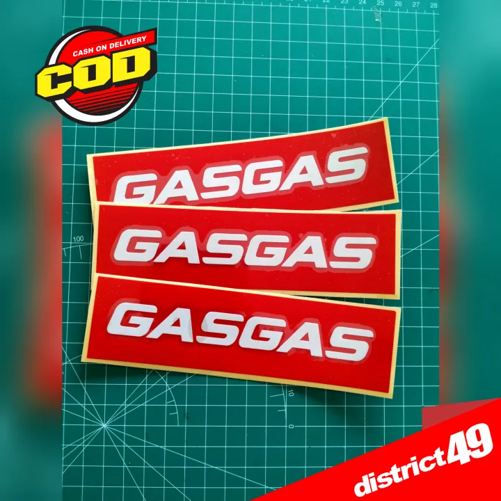 Sticker cutting Gasgas - Cutting sticker Gasgas - Sticker Gasgas ...