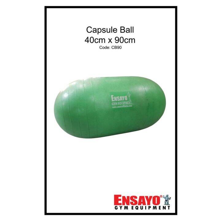 ENSAYO Capsule Peanut Ball 40 cm x 90 cm Balance/Core/Abs Stability ...