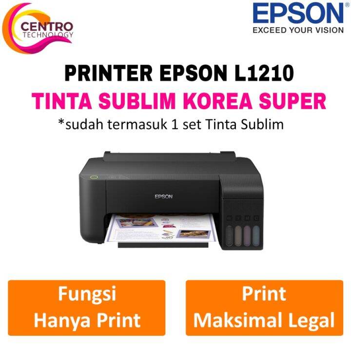 Printer Sablon Epson L1210 Ukuran A4 Upgrade Tinta Sublim Korea Super ...
