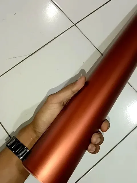 Sticker Skotlet Warna Gold Cooper Metalik Dof Scotlet Warna Premium ...