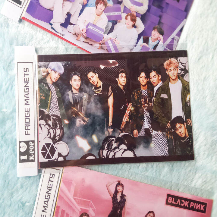 Kpop Idol Ref Fridge Magnets 6x4 BTS Blackpink Exo Itzy Got7 Twice ...