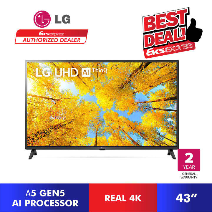 LG UQ75 Series 4K Smart UHD TV (43") 43UQ7550PSF with AI ThinQ® (2022 ...