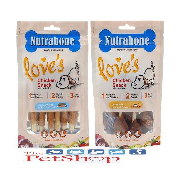 howbone dog snack Nutrabone Love's Chicken Snack Health Wellness 100g ...