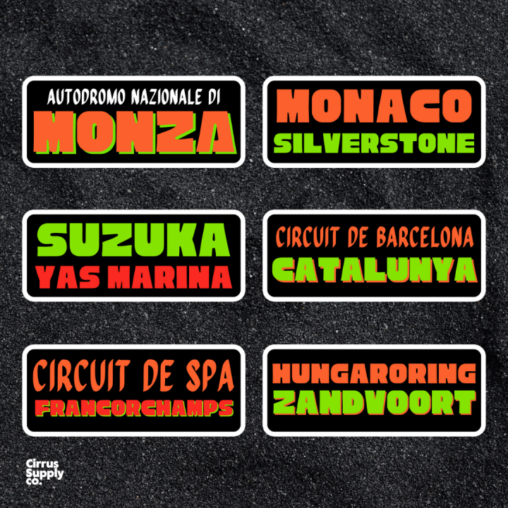 F1 Formula 1 Jeepney Signage Stickers | Lazada PH