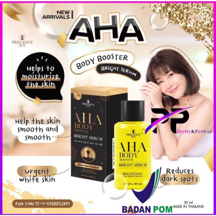 AHA BODY BOOSTER BRIGHT SERUM BY PRECIOUS SKIN THAILAND !! ORIGINAL DAN BPOM | Lazada Indonesia