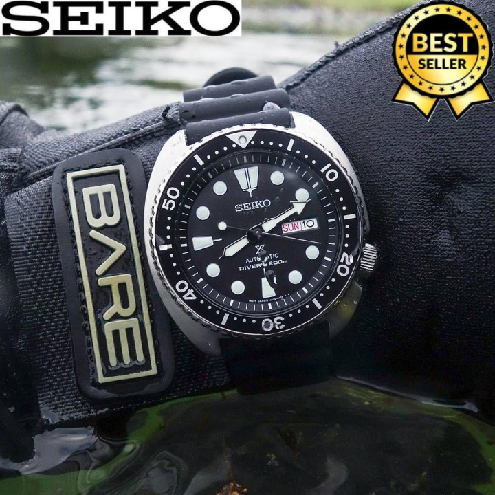 Seiko Automatic Divers 200m Date & Day Display Water Resistant Rotating ...