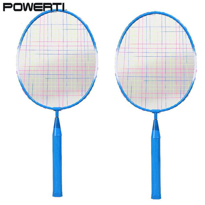 POWERTI B"2pcs/set Children's Badminton Rackets Set Kids Badminton ...