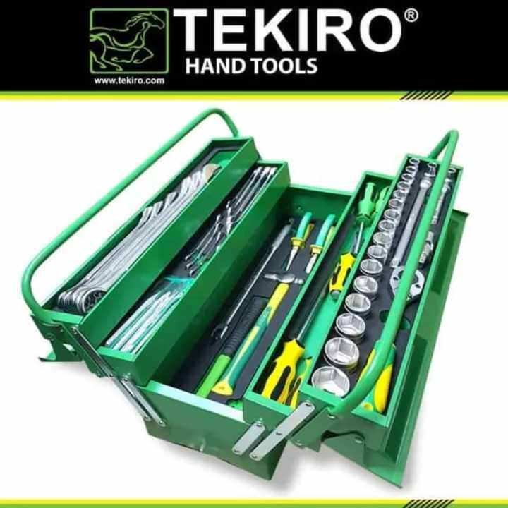 Tekiro Tool Box 3 Susun Toolbox Tingkat Tempat Perkakas & Peralatan Kunci Motor Mobil Body Besi ...