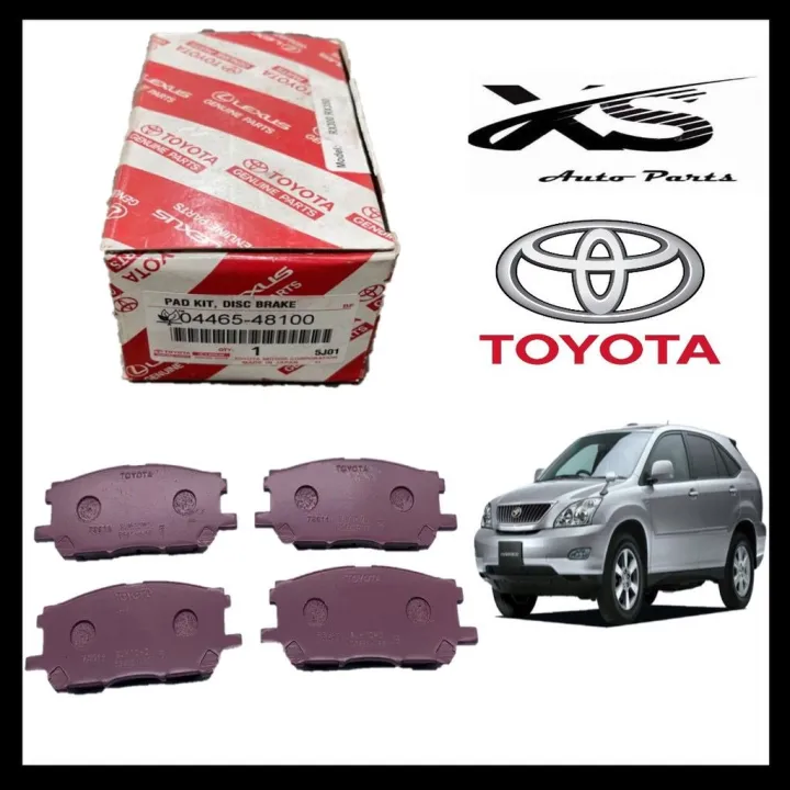 ( 100% GENUINE )TOYOTA FRONT Disc Brake Pad 04465-48100-Toyota Harrier ...