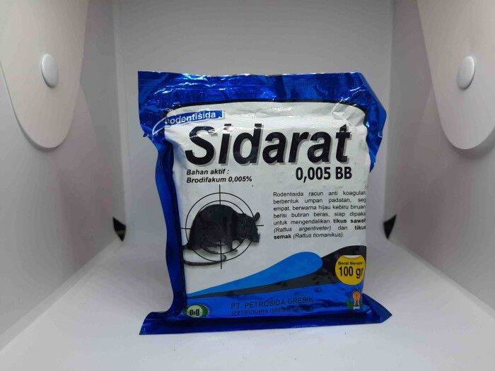 Racun Tikus Rodentisida SIDARAT 0,005 BB 100 gr | Lazada Indonesia