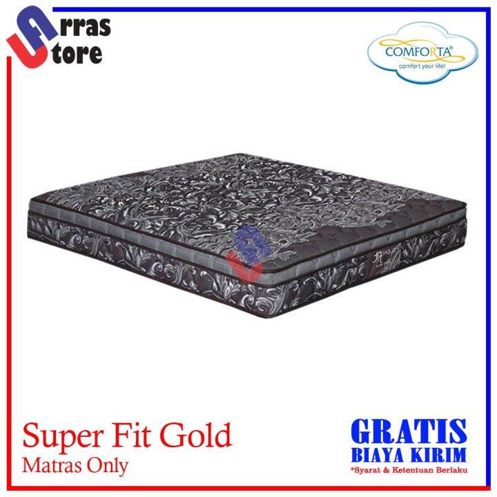 Kasur Springbed Comforta Super Fit Super Gold Hanya Kasur Saja | Lazada ...