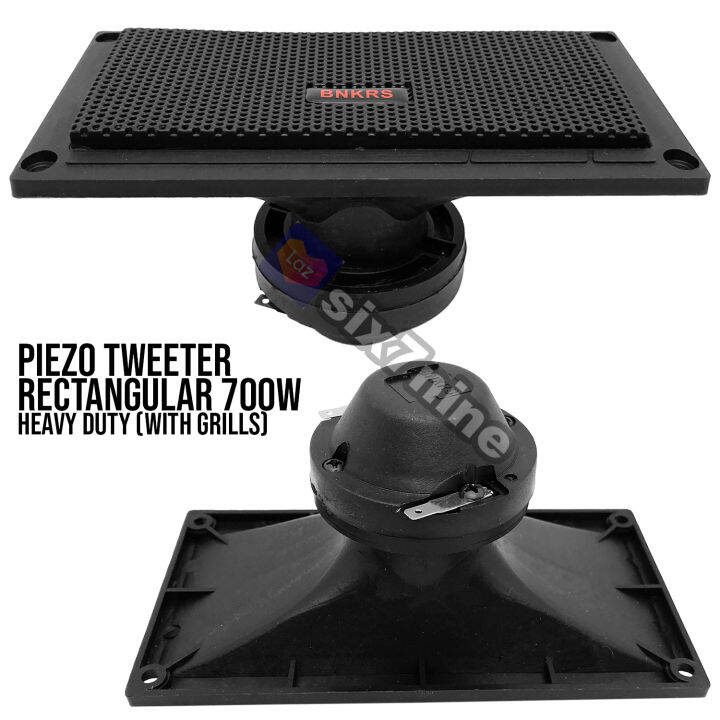 Piezo Tweeter Rectangular With Grills 700W Heavy Duty (Per Piece ...