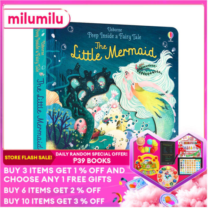 milu Picture Book Peep Inside a Fairy Tale The Little Mermaid Board ...