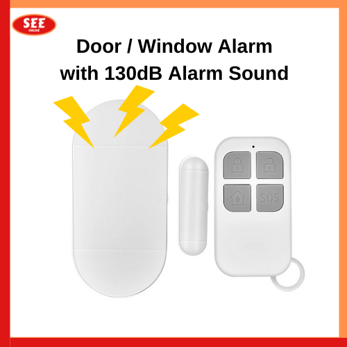 Door & Windows Alarm Sensor comewith Remote Control for Door Open Alert ...
