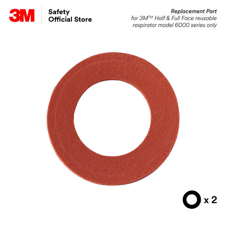 3M 6895 Inhalation Port Gasket for 3M 6200/ 6800 [1 Pair/Packet]/ RR ...