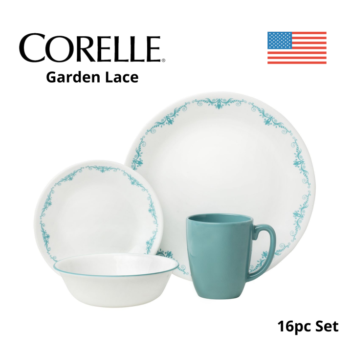 Corelle® Classic Garden Lace Dinnerware Set 16pc | Lazada