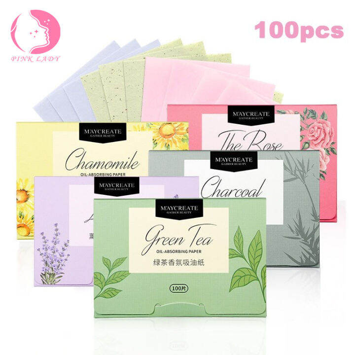100pc/pack Oil Absorbing Paper Oil Control Face Absorbent Paper Face ...