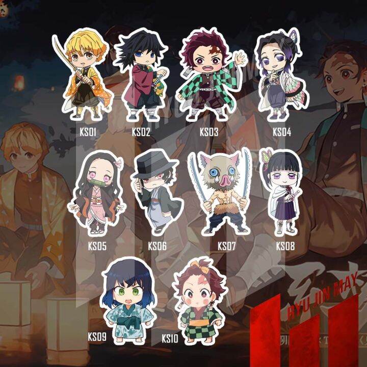 Sticker Anime - Kimetsu No Yaiba | Lazada Indonesia
