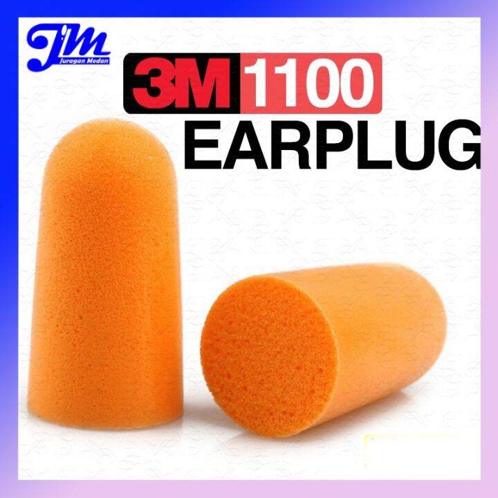 Earplug Ear Plug Safety Anti Bising Penutup Telinga Peredam Suara Berisik Mesin Tukang Proyek ...