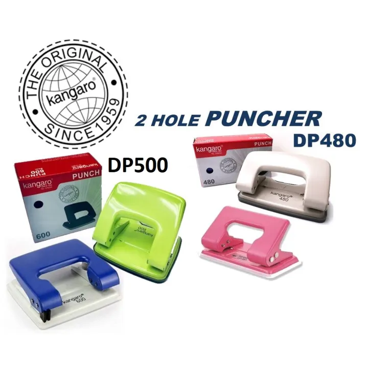 Kangaro DP500 2 Hole Punch / Penebuk Lubang (2 Lubang) / Kangaro ...