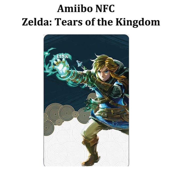 1PCS The Legend of Zelda Tears of the Kingdom Link Amiibo Linkage Card ...