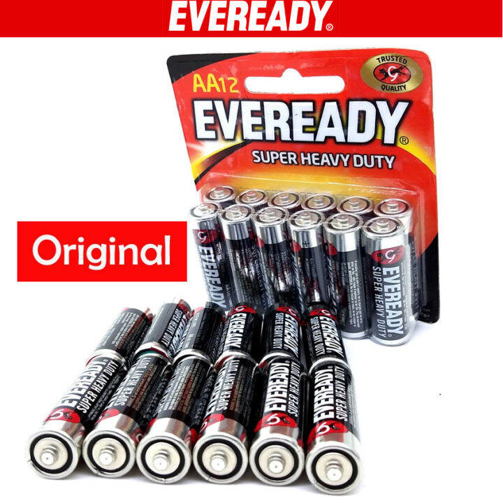 Official Eveready Super Heavy Duty R03 1.5v 4Pack AA/AAA Size Battery ...