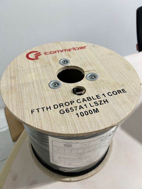 Kabel Dropcore 1 core/ Wire Dropcable Fiber Optic Commfiber 1 Core 3 ...