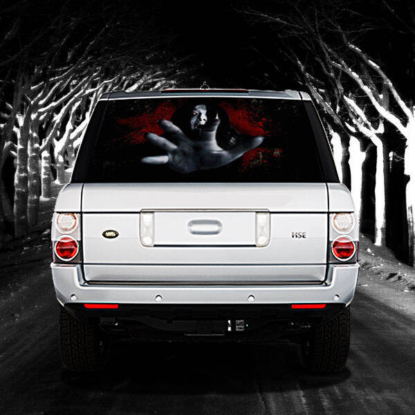 High Beam Scary Car Tint Rear Window Sticker DT06 - Black | Lazada PH