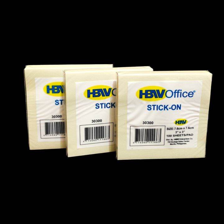 HBW Sticky Notes 3x3 100's | Lazada PH