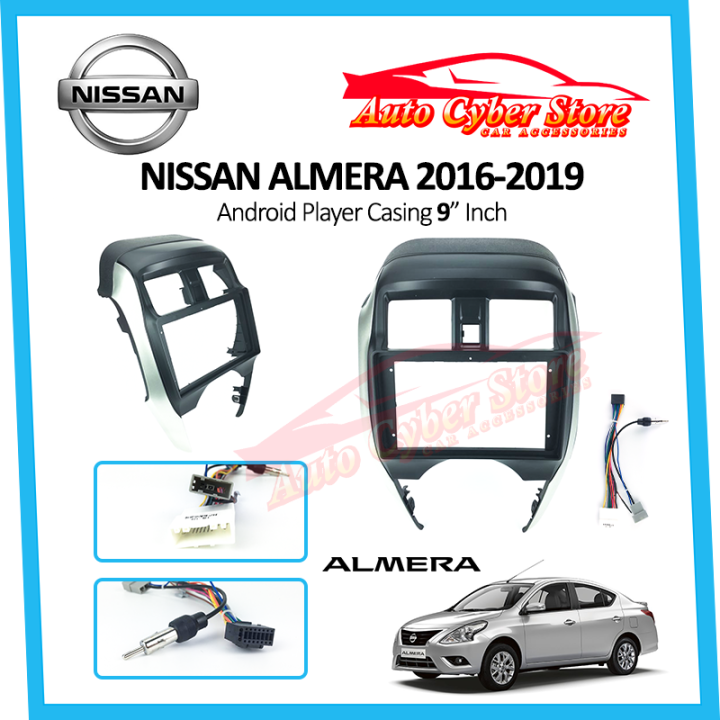 [READY STOCK] Nissan Almera 2016-2019 9'' PLAYER RADIO CASING (FOR 9 ...