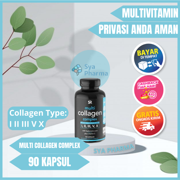 Sport Research Multi Collagen Complex 90 Kapsul Dengan Hyaluronic Acid ...