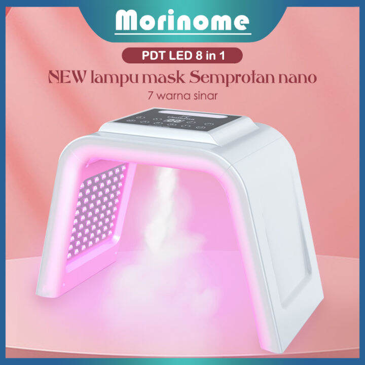 [NEW]Masker LED PDT Light Semprot 7 Warna Hidrasi Peremajaan Kulit ...