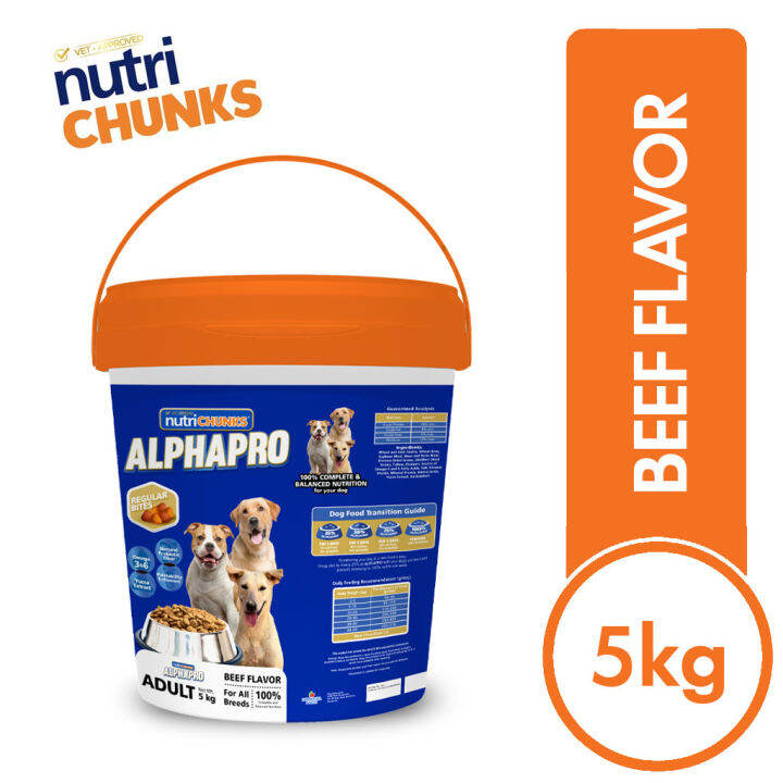 ALPHAPRO Regular Bites Adult Beef 5kg | Lazada PH
