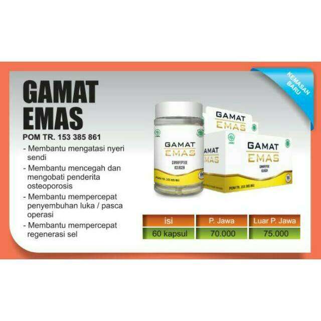 GAMAT GOLD KAPSUL EKSTRAK GAMAT EMAS AL AFIAT 60 KAPSUL | Lazada Indonesia