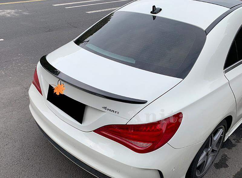 Car Rear Spoiler Wing Splitter Trim For Mercedes Benz CLA Class W117 ...