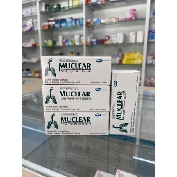 muclear มิวเคลียร์ เม็ดฟู่ละลายเสมหะ 10เม็ด | Lazada.co.th