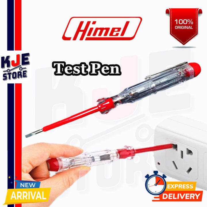 HIMEL Test Pen Electrical / Pen Ujian Elektrik / Voltage Tester Pen 100 ...