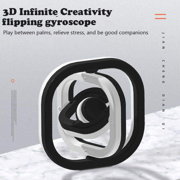 New Fidget Toys 3D Flip Finger Spinner Fingertip Gyro Adult Hand Relief ...