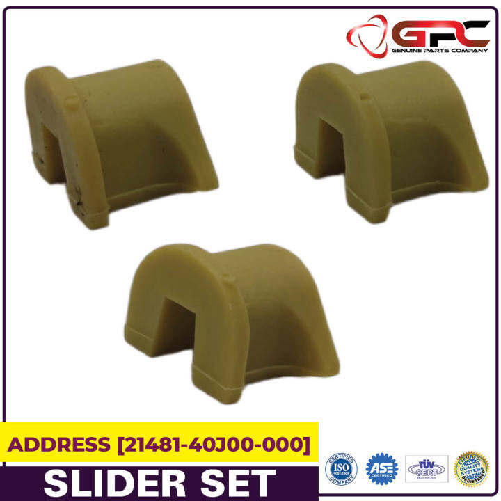 GPC Address [Suzuki] CVT Pulley Slider Set / Slide Piece [1 Set - 3 Pcs ...