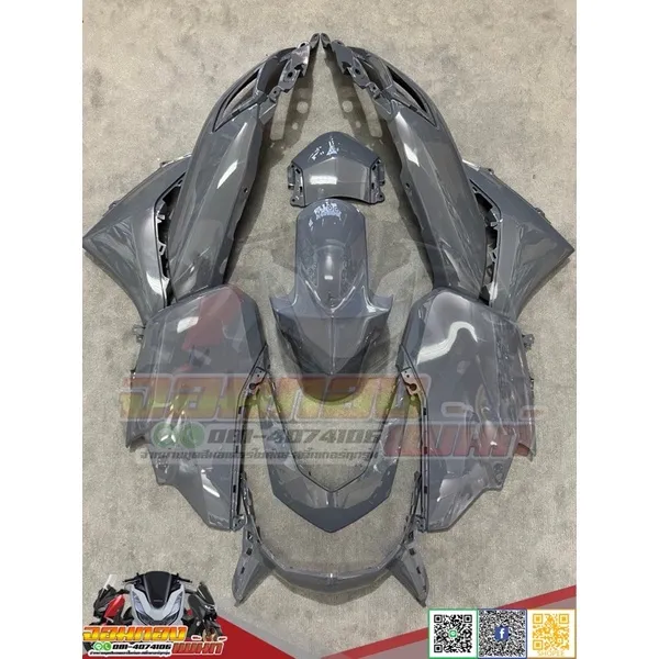 รถมอไซค์ Nmax N-max เอ็นแม็ก ชุดสี Yamaha All New Nmax2022 สีเทาแรมโบ ...