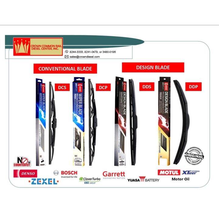 DENSO Wiper Blade 22/16 for Toyota Fortuner 2016-2018 (Set) | Lazada PH