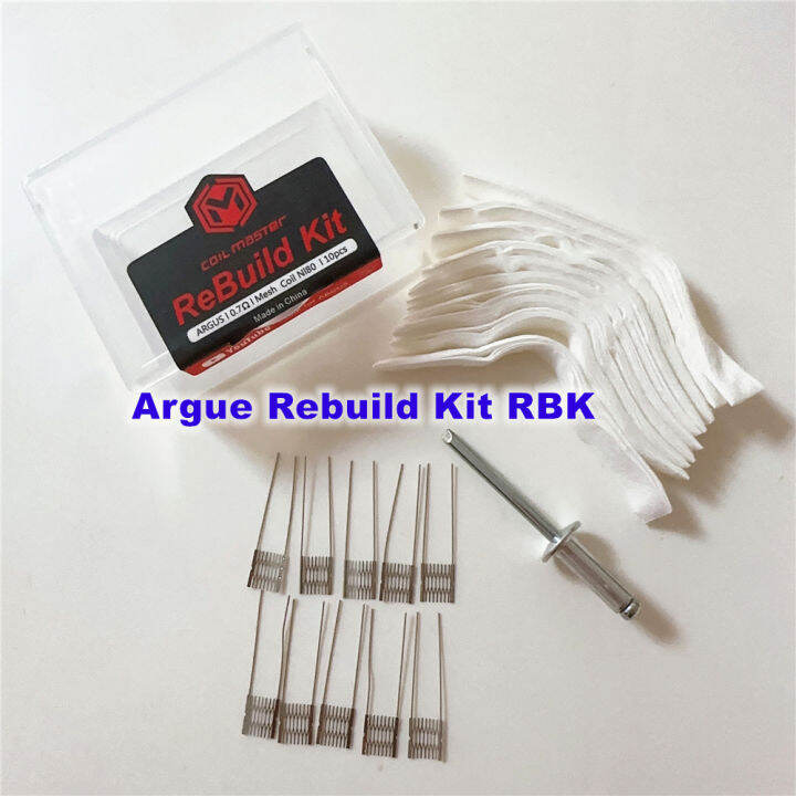 [Ship Today] 10PCS Argus 0.7ohm DIY Tool ReBuild Kit RBK for ARGUS 0 ...