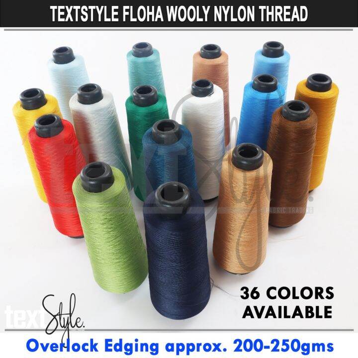 Textstyle FLOHA Wooly Nylon Thread (Overlock Edging) | Lazada PH