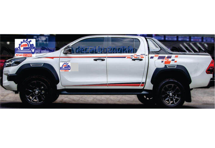 STIKER STICKER MOBIL TRITON HILUX RANGER CUTTING STIKER | Lazada Indonesia